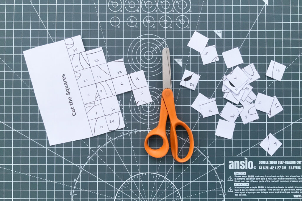 Grid Drawing Puzzles - Kat Vyletal Studio